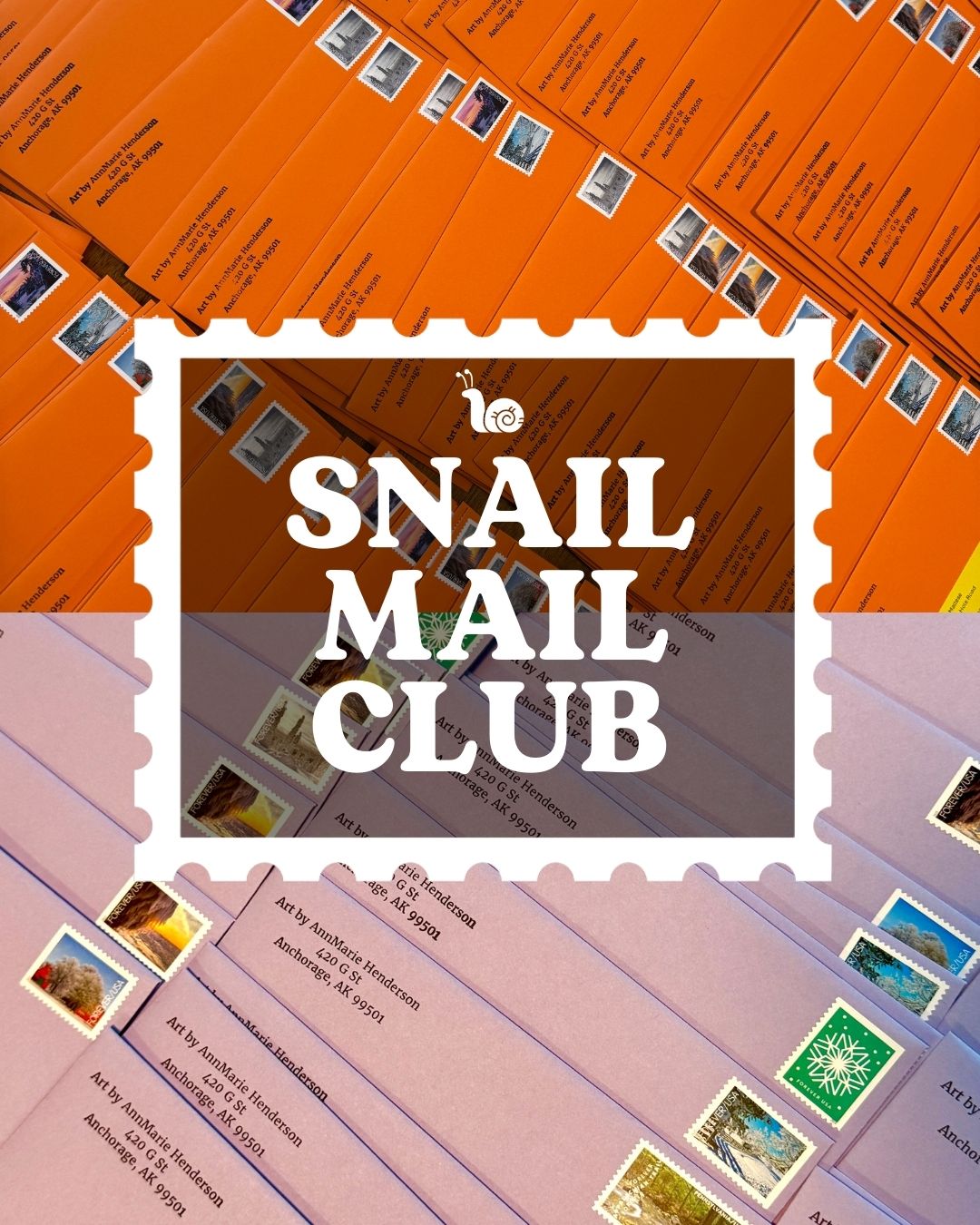 Snail Mail Subscription – Art by AnnMarie Henderson