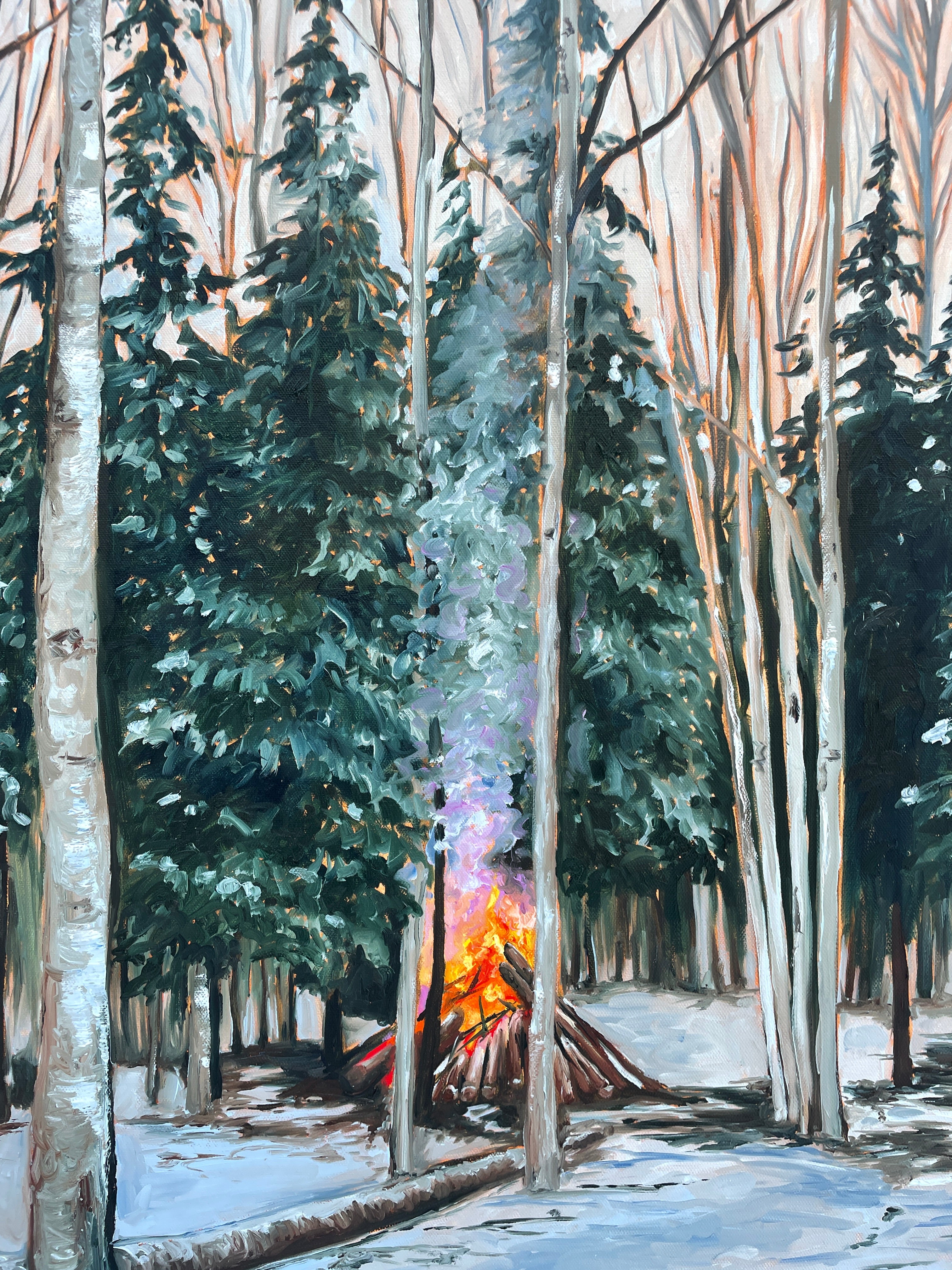 "First Fire" Print – Art by AnnMarie Henderson